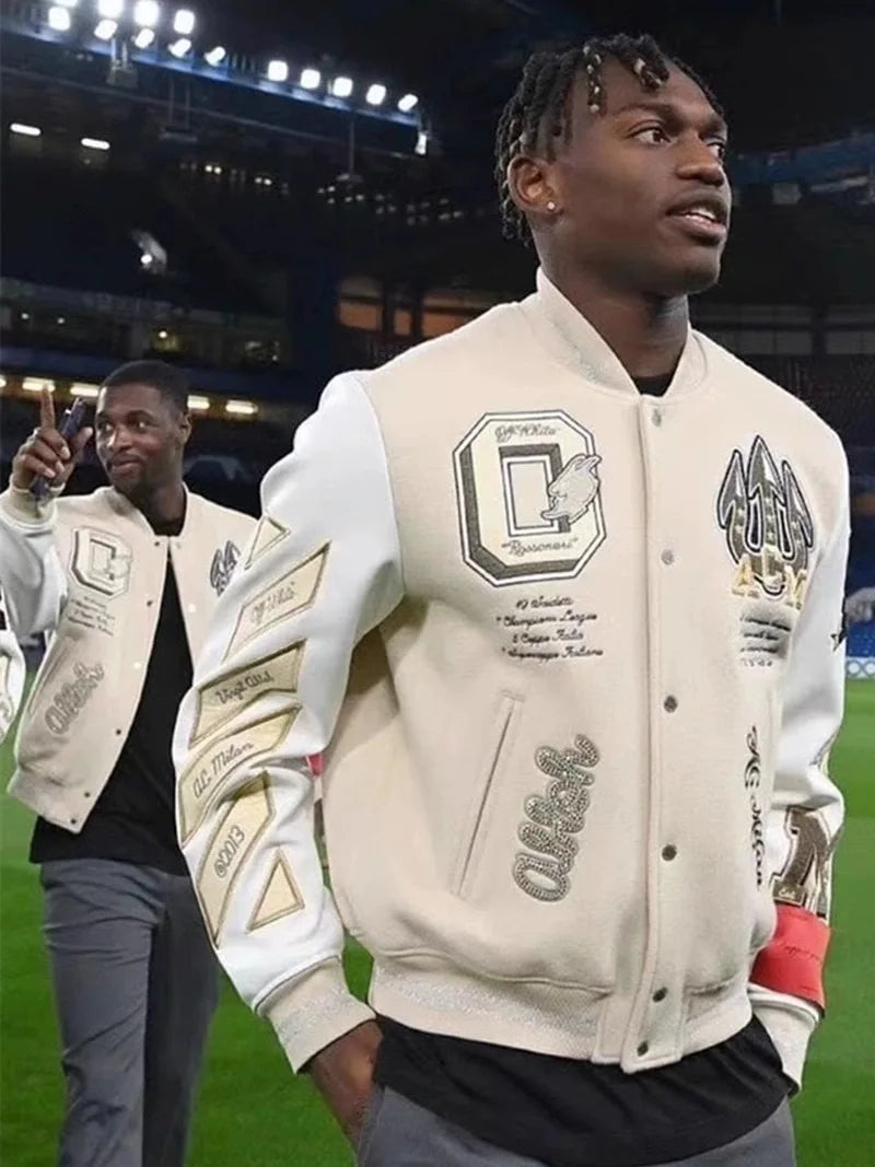 Jaqueta Off-White Varsity AC Milan- STREAKER